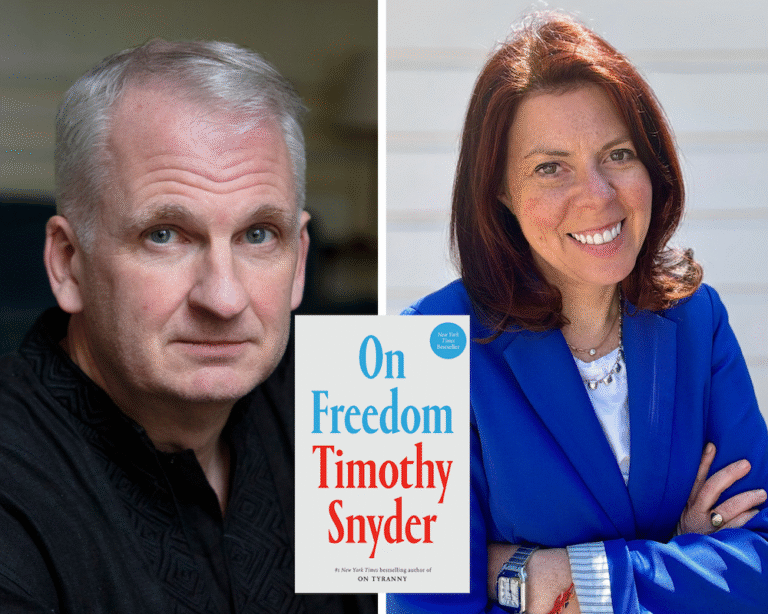 October 24, 2025: Timothy Snyder and Jessica Levinson – Writers Bloc ...